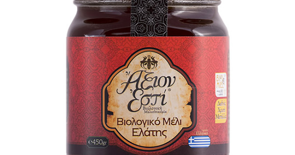 ΜΕΛΙ ΕΛΑΤΟ & ΒΟΤΑΝΑ Αξιον Εστι 450g ΒΙΟ